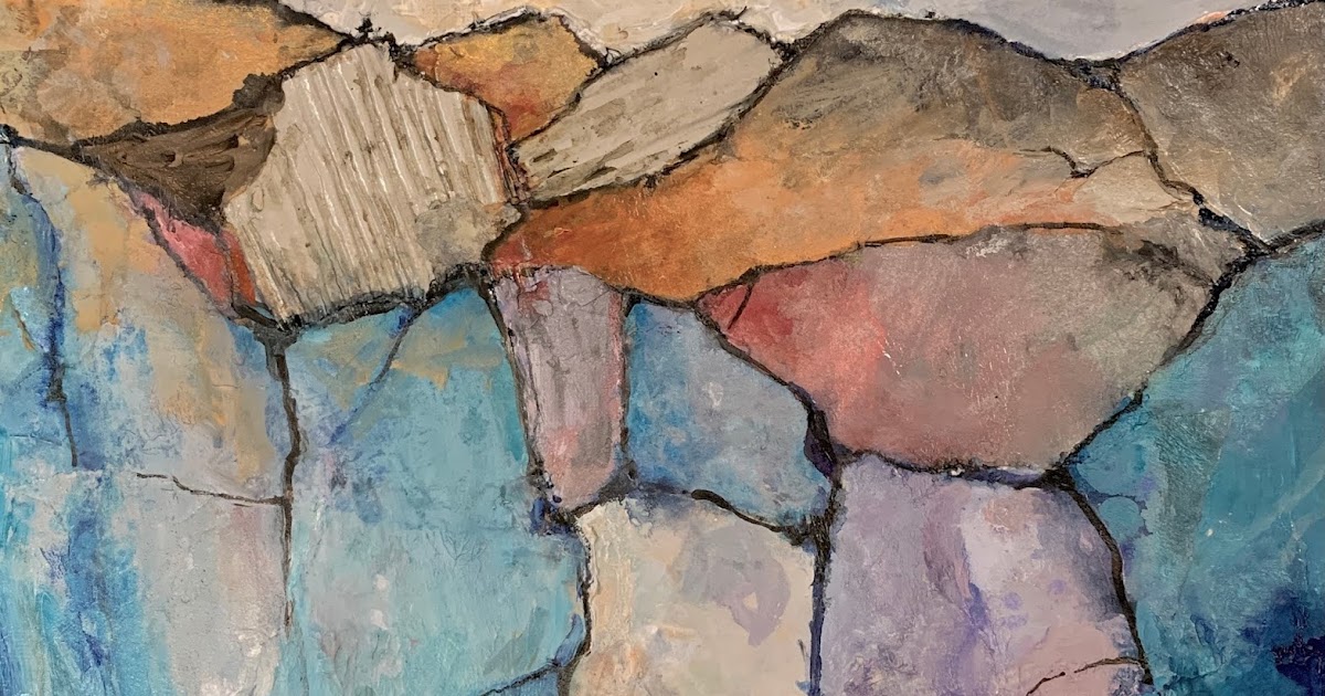 CAROL NELSON FINE ART BLOG: Boulder Field, geologic abstract painting ...