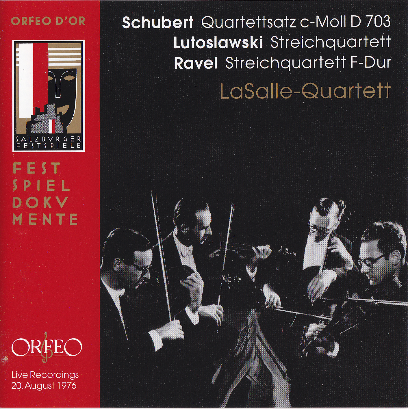 Diabolus In Musica: Schubert, Lutoslawski & Ravel - String Quartets - Lasalle Quartet