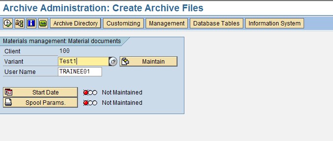 SAP ABAP Central: Step-by-Step Archiving of Material Documents