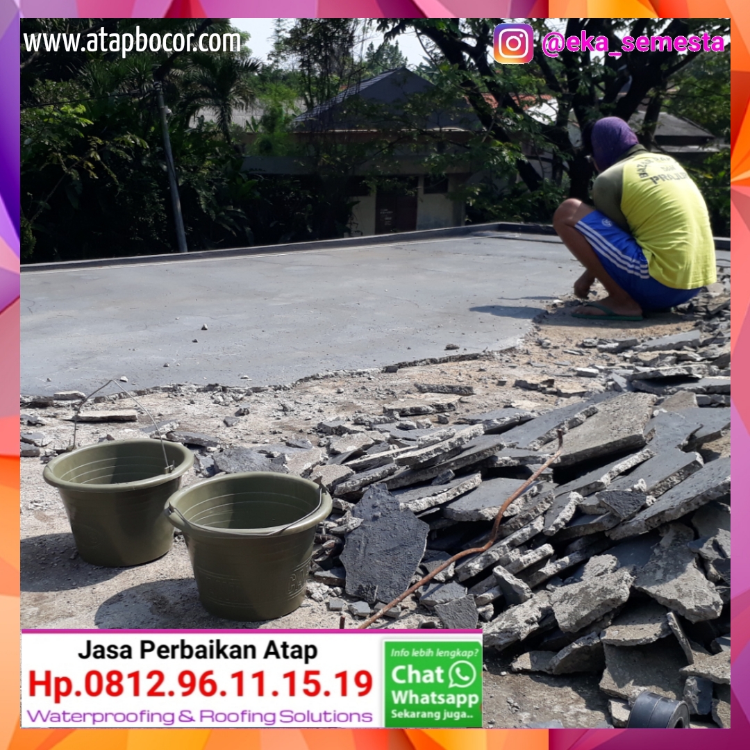 Perbaikan Dak Beton Bocor | Dak Bocor | Dak Rooftop