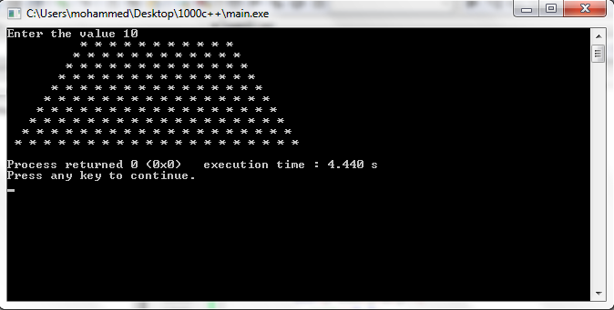 Programmers Area: C++ program to print patterns