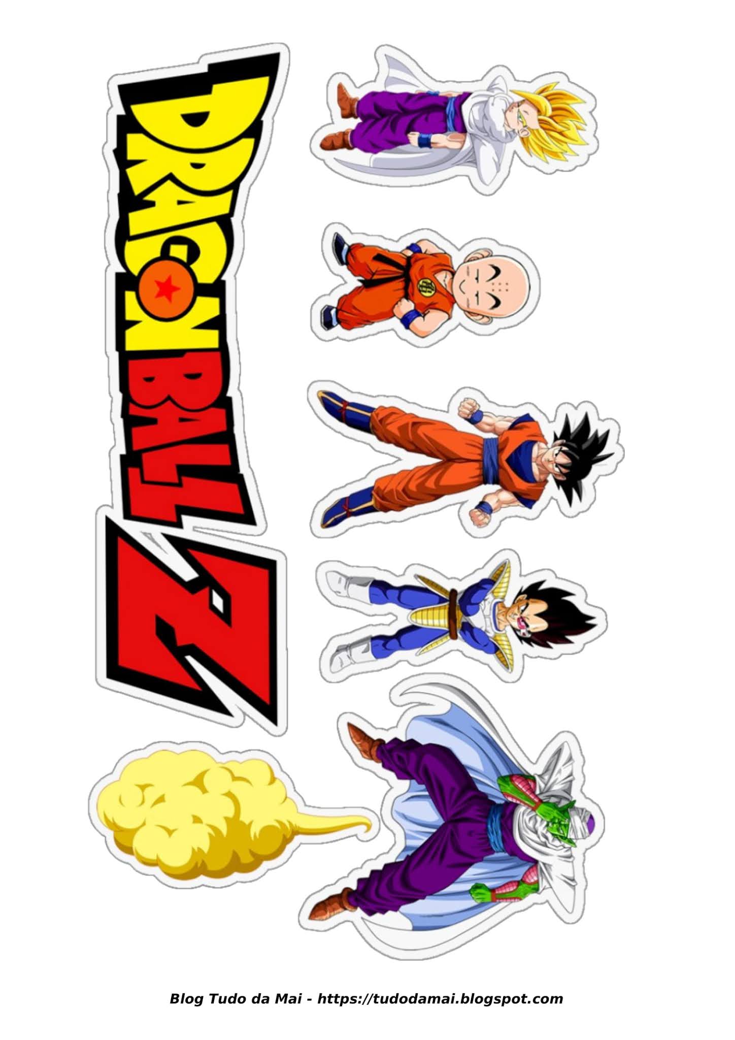 Tudo da Mai: Topo de Bolo Dragon Ball Z