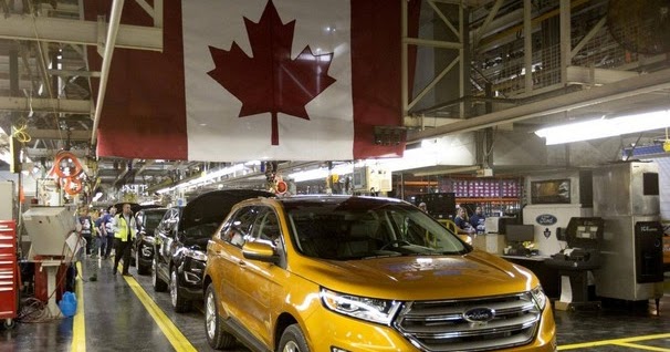 all about cars: Canada Light Vehicle Production : 2017 (By Brand)