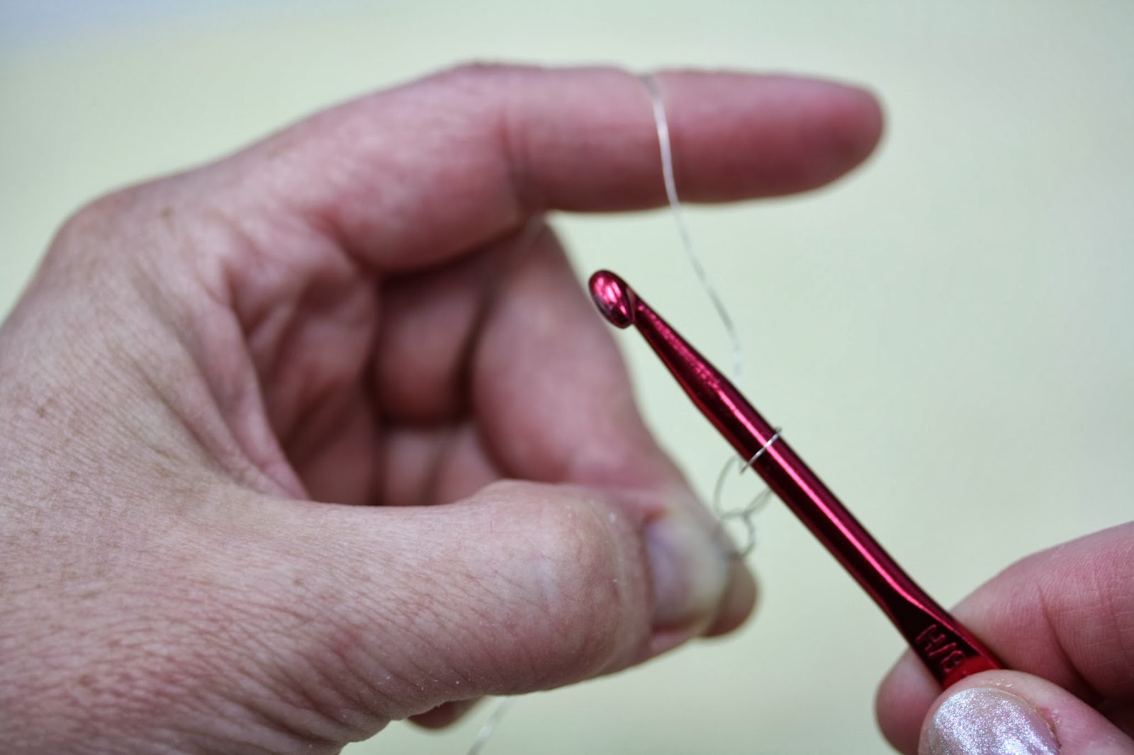 Three Strand Wire Crochet Necklace
