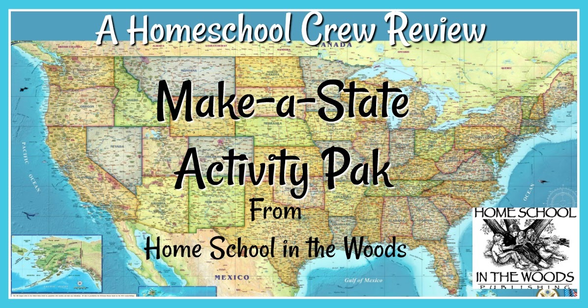 Counting Pinecones: Make-A-State (A Homeschool Crew Review)