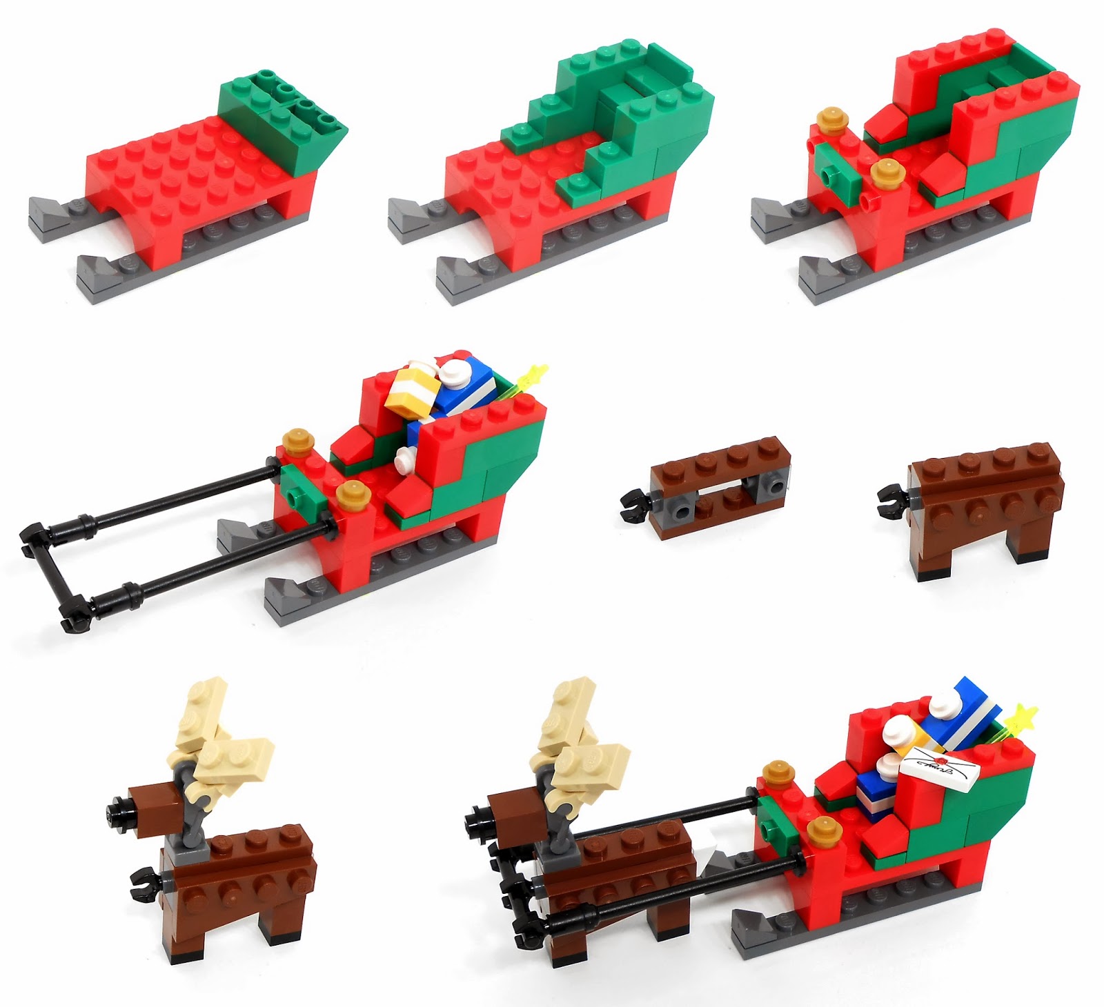 Oz Brick Nation: LEGO S@H Exclusive 40059: Santa's Sleigh Review.