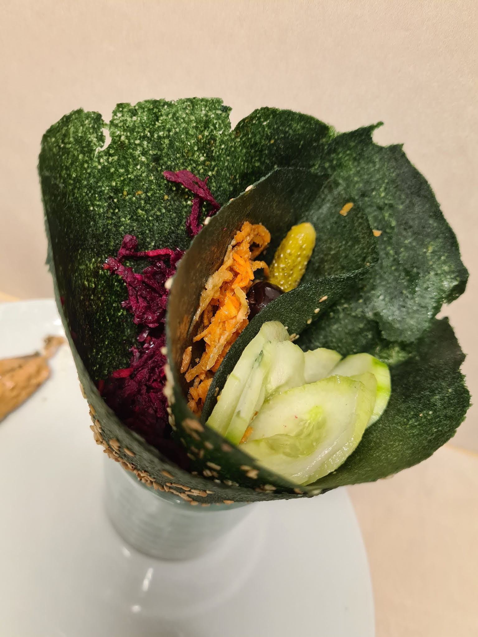 La Cuisine de Mumu: Cuirs de légumes crus - WRAP végétal