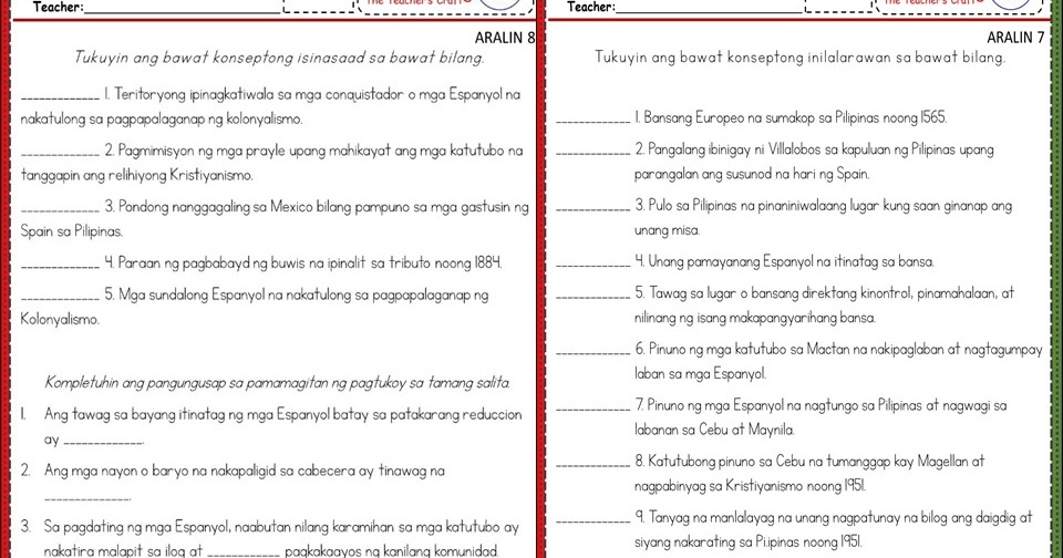 AP5 Q1 LESSON 7-9 - The Teacher's Craft
