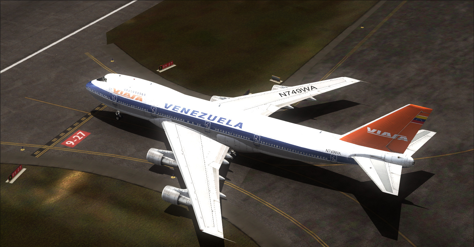 [FSX/P3D] CLS HD Boeing 747-200 Viasa - World Airways N749WA