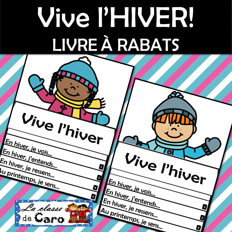 la classe de caro.: Vive l’HIVER! LIVRE À RABATS - Écriture créative