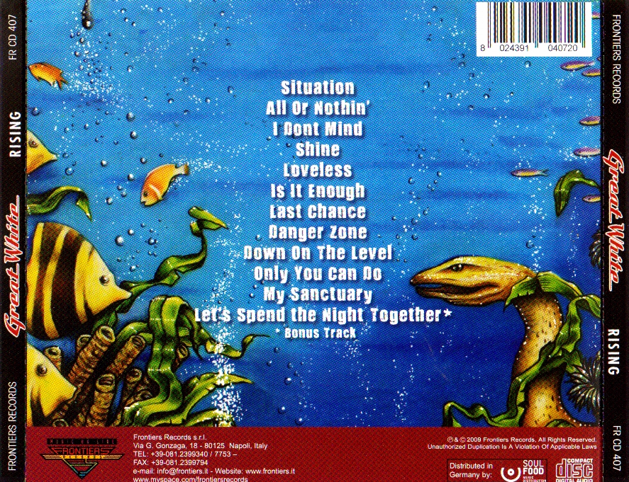 Classic Rock Covers Database: Great White