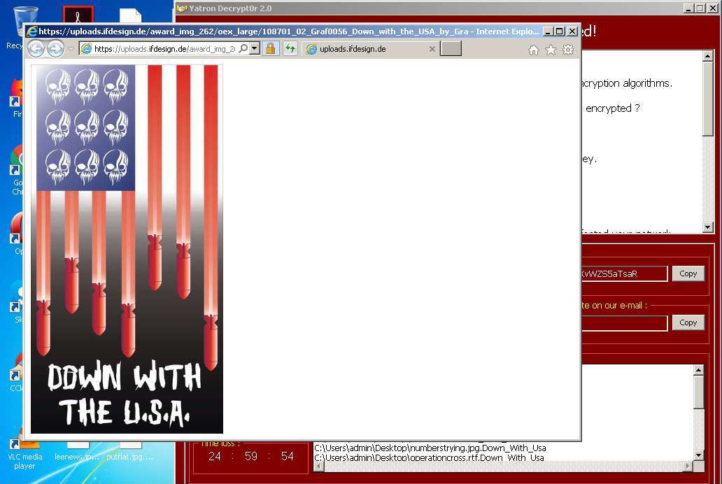 Шифровальщики-вымогатели The Digest "Crypto-Ransomware": Yatron