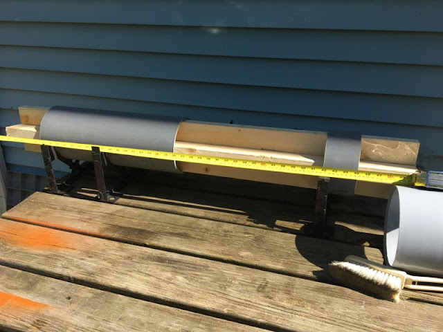 Coil Winding on Cantex 6 inch PVC Electrical Conduit