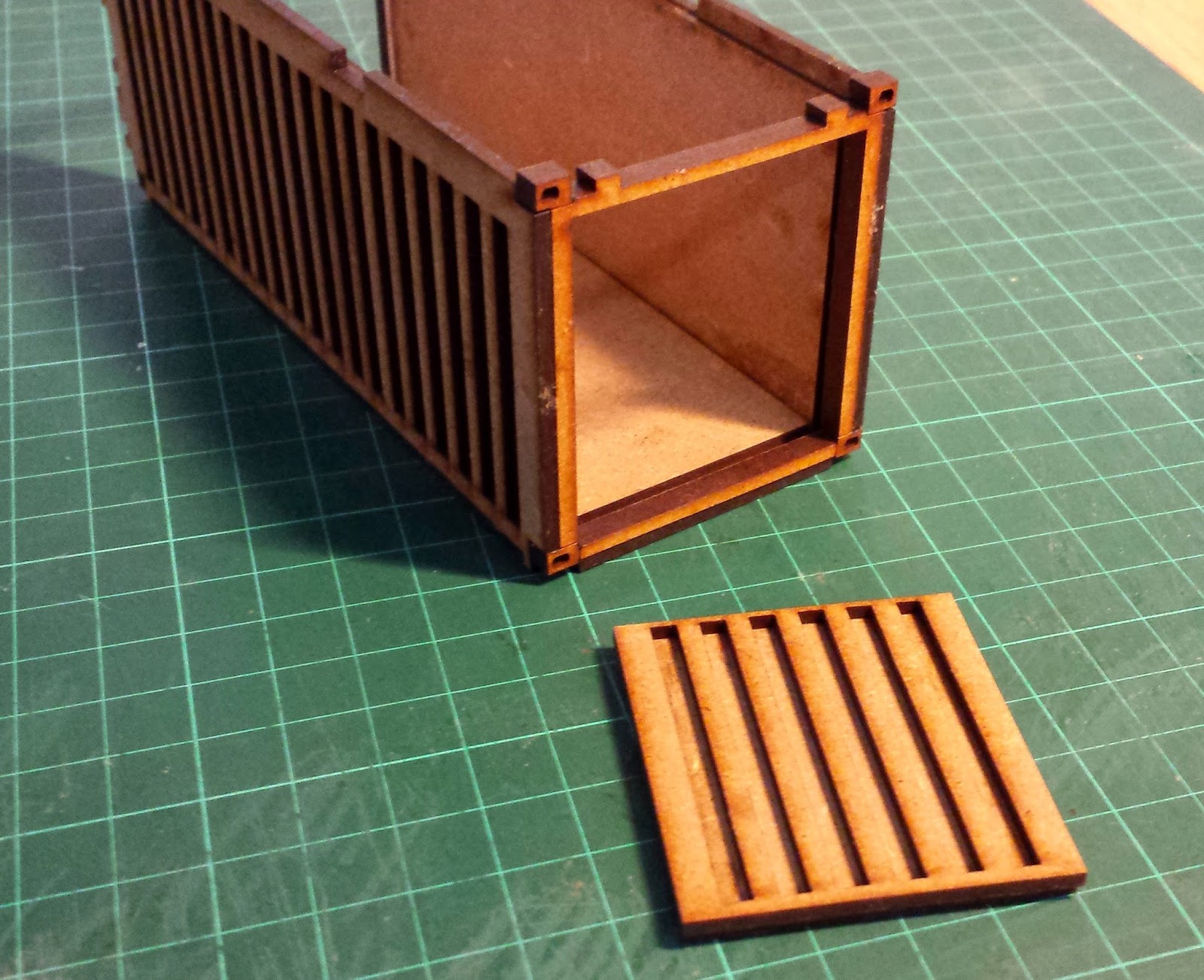 Iron Mammoth's Studio: Laser Cut Shipping Container Build