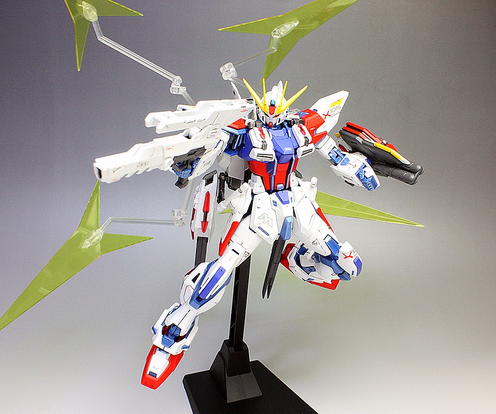 GUNDAM GUY: MG 1/100 Star Build Strike Gundam Plavsky Wing - Painted Build
