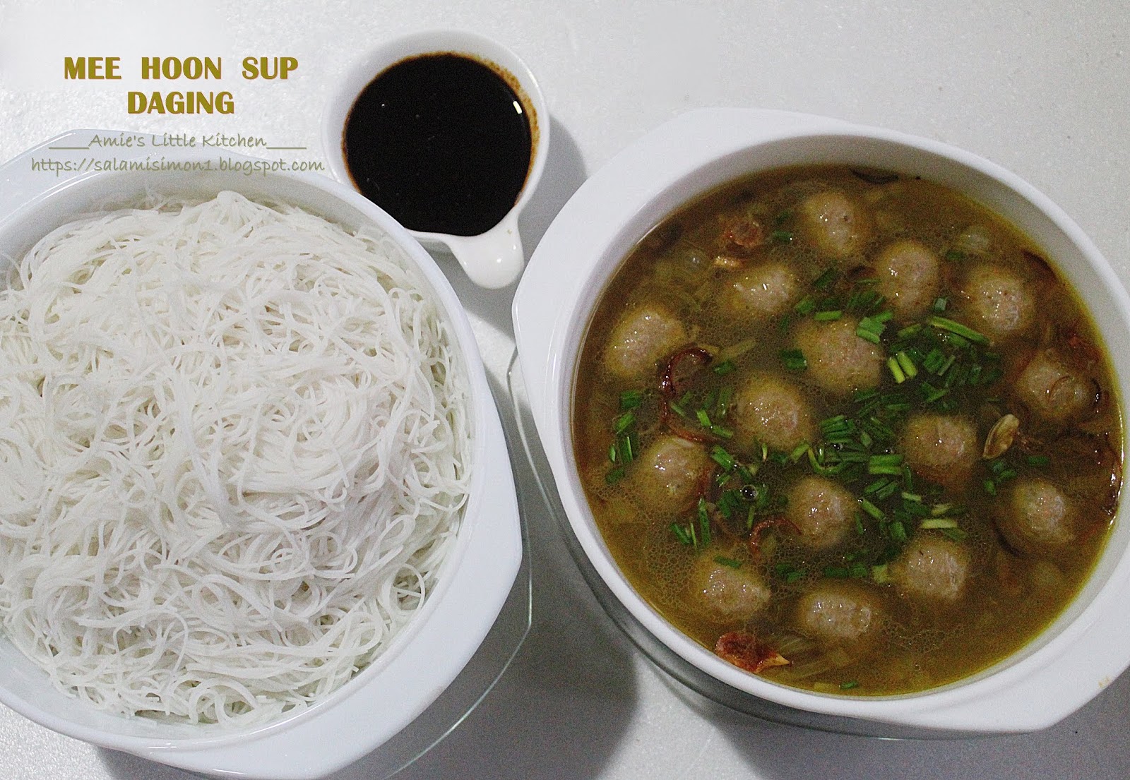 Mee Hoon Sup Daging - Amie's Little Kitchen