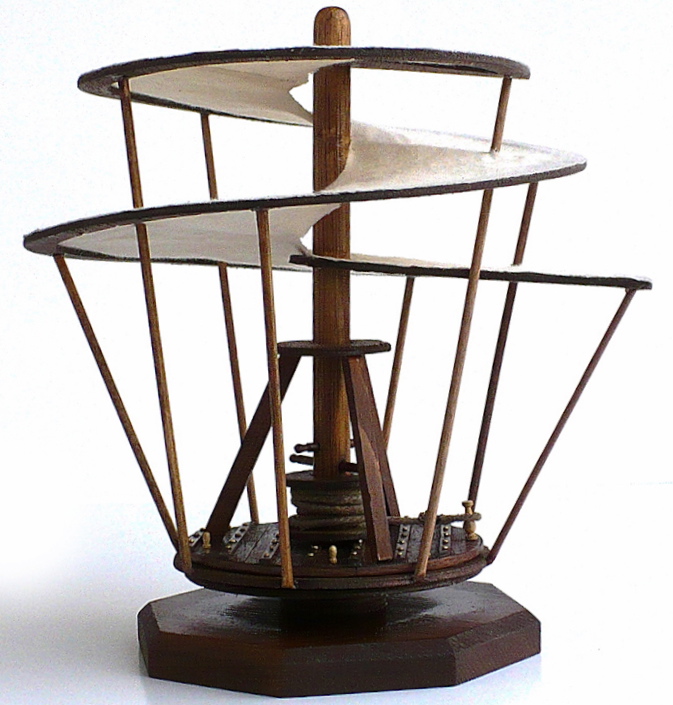 The Great Canadian Model Builders Web Page!: Leonardo da Vinci's Aerial ...