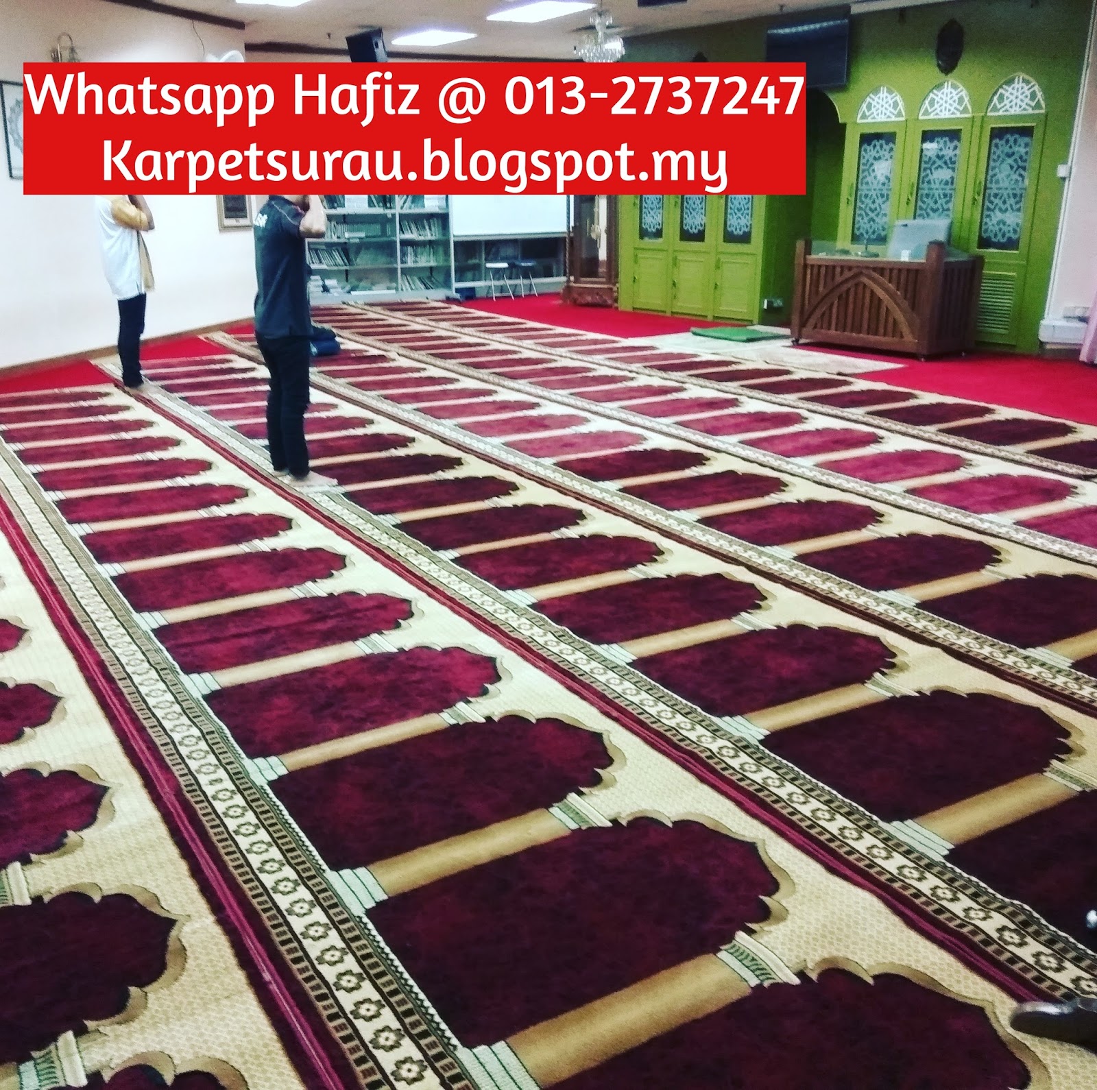 Karpet Surau / Masjid Murah.. Sejadah Sujud Saf Panjang Readymade ...