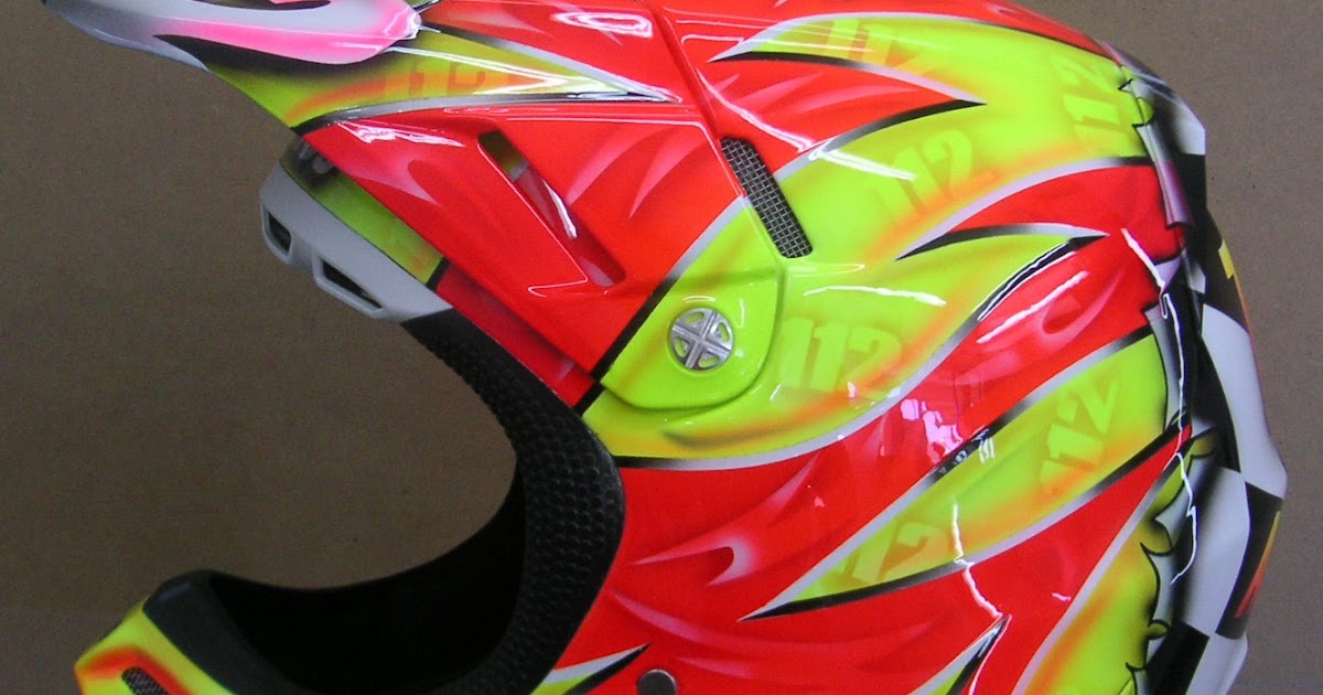 Hand Painted Helmets - Design your helmet today..!!: Motocross Helmet ...