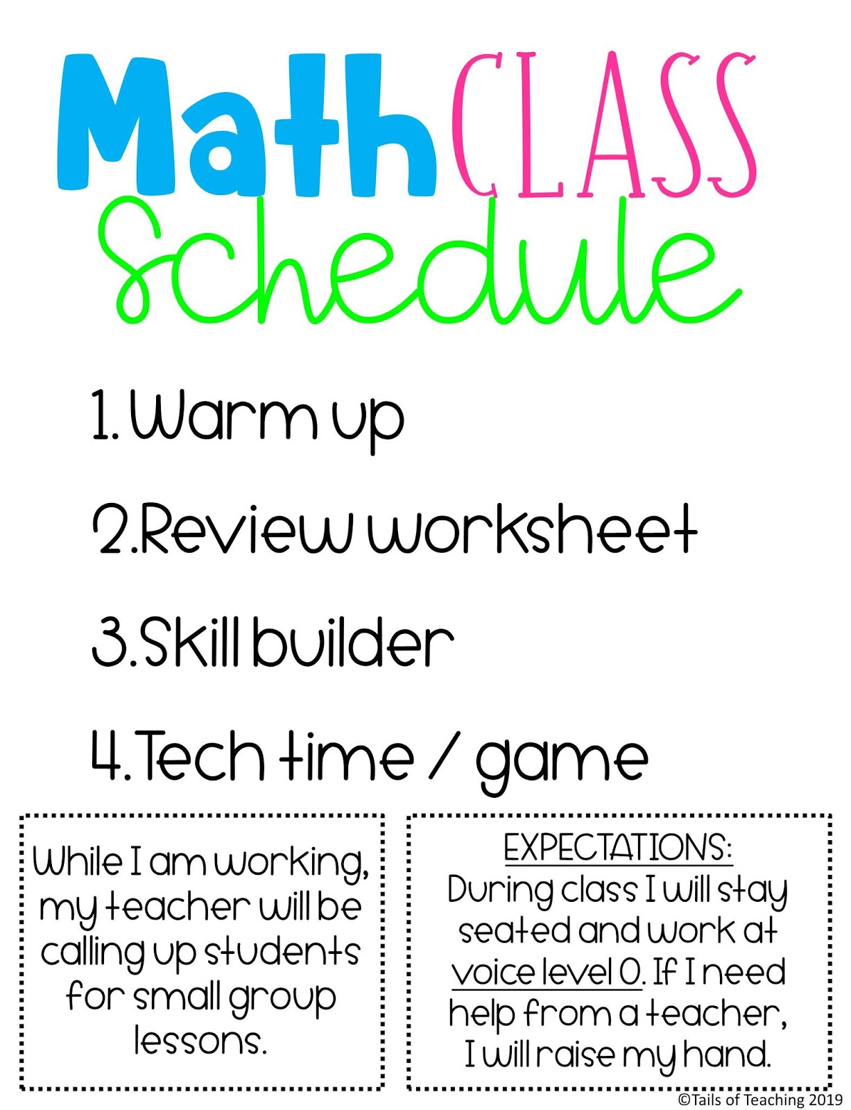 Tails of Teaching: My Math Class Routine: Why I No Longer Teach Whole ...