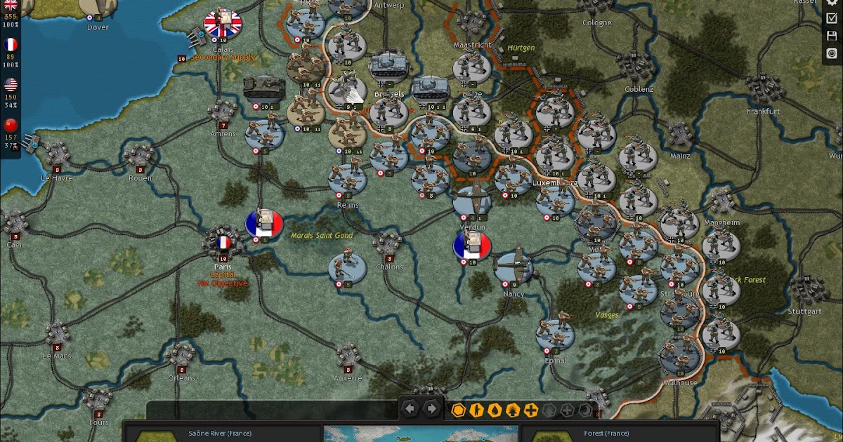 Strategic war in europe vs strategic command - Dercut