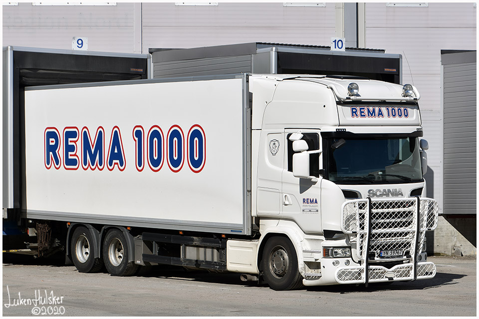 SCANIA: Scania - REMA 1000 distribusjon