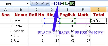Relative, Absolute Mixed References in Excel