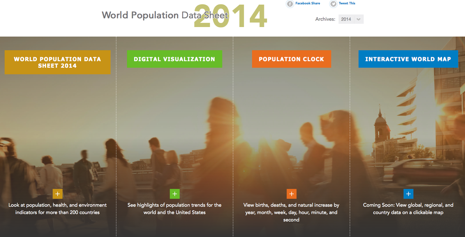 Weeks Population: PRB's 2014 World Population Data Sheet is Available