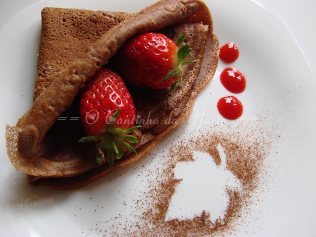 O Cantinho da Marta: Crepes de Chocolate