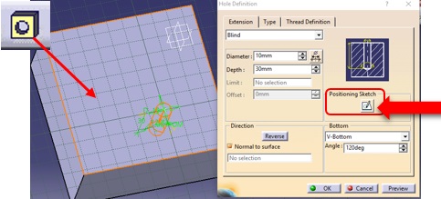 TUTORIAL MENGGUNAKAN HOLE PADA CATIA - Guru Teknik Mesin