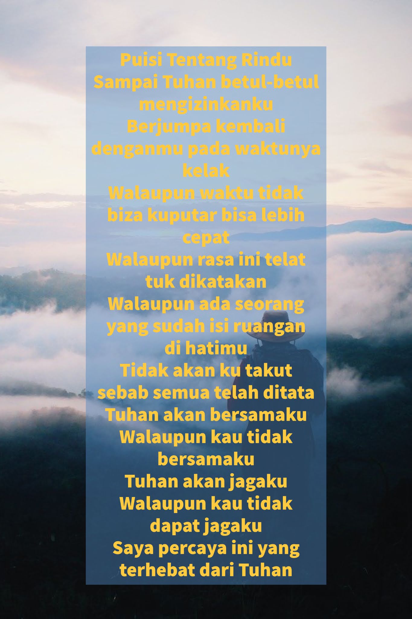 Kumpulan Puisi Kangen Buat Pacar Yang Bisa Bikin Dia Terharu