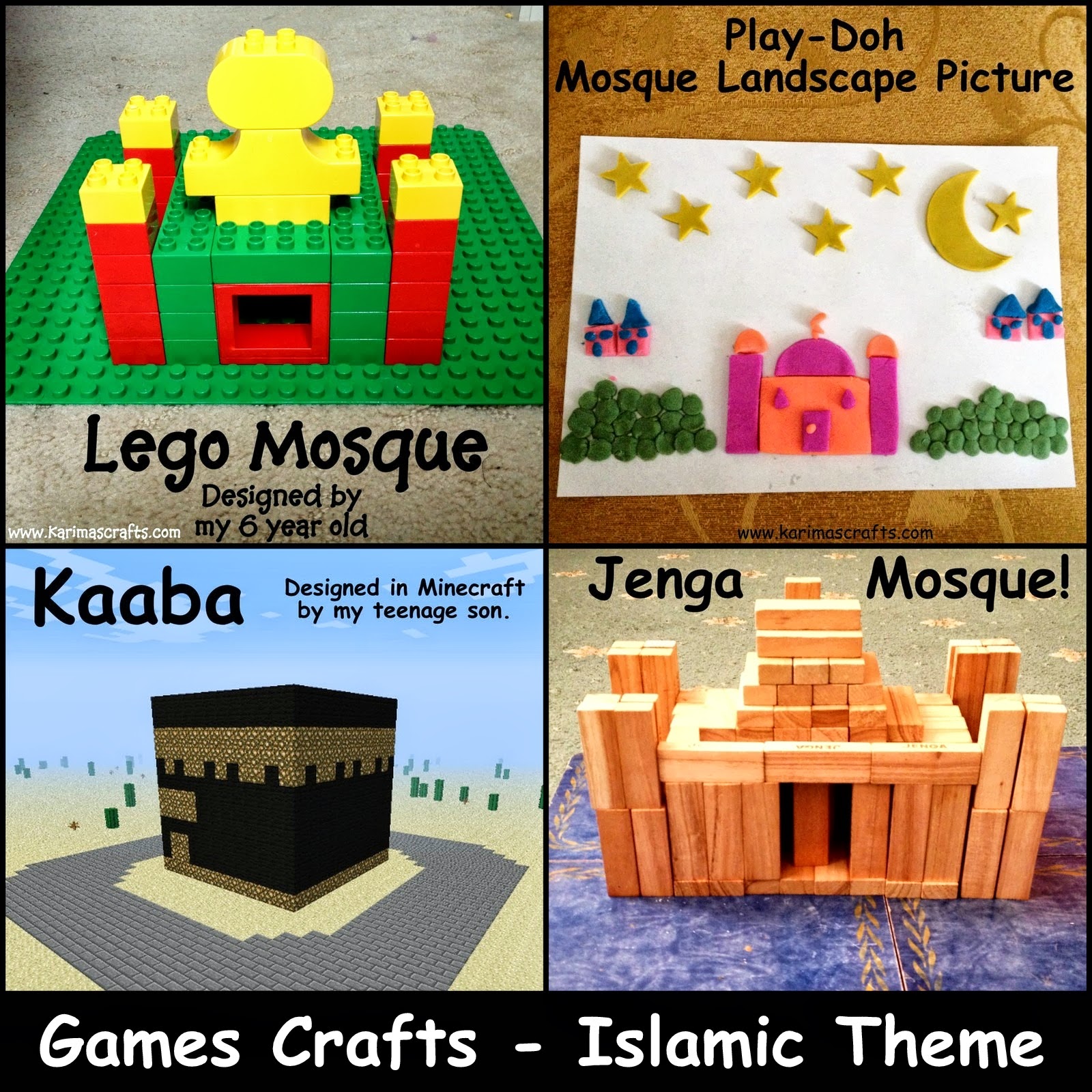 Karima's Crafts: Games Crafts - 30 Days of Ramadan Crafts