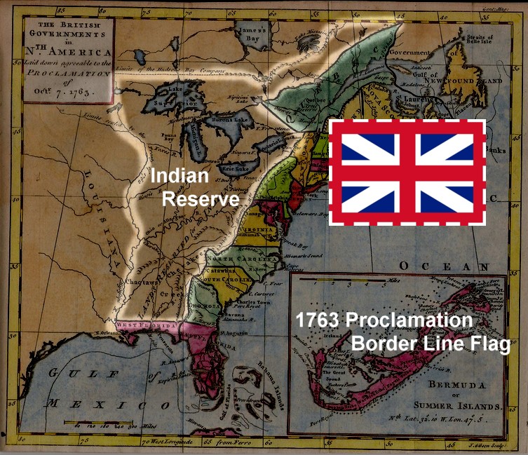 The Voice of Vexillology, Flags & Heraldry: 1763 Proclamation Line Flag