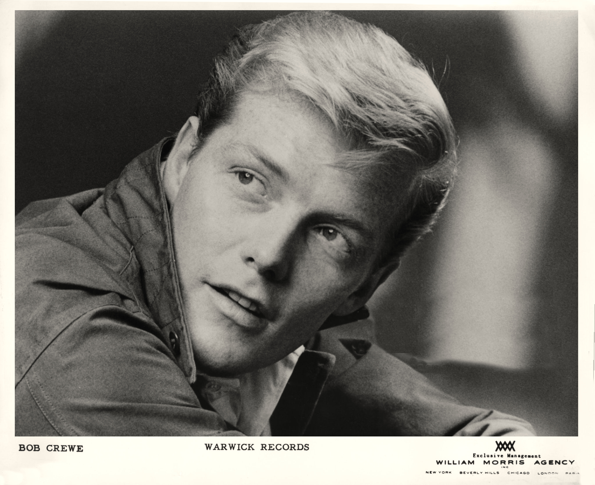 WHITE DOO-WOP COLLECTOR: BOB CREWE...Warwick records