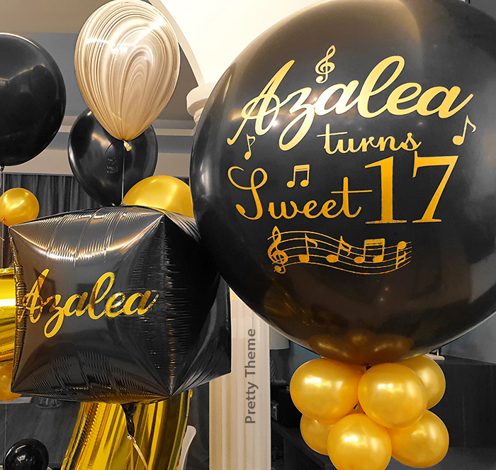 Deko Belon Kuning Hitam Sam Turner