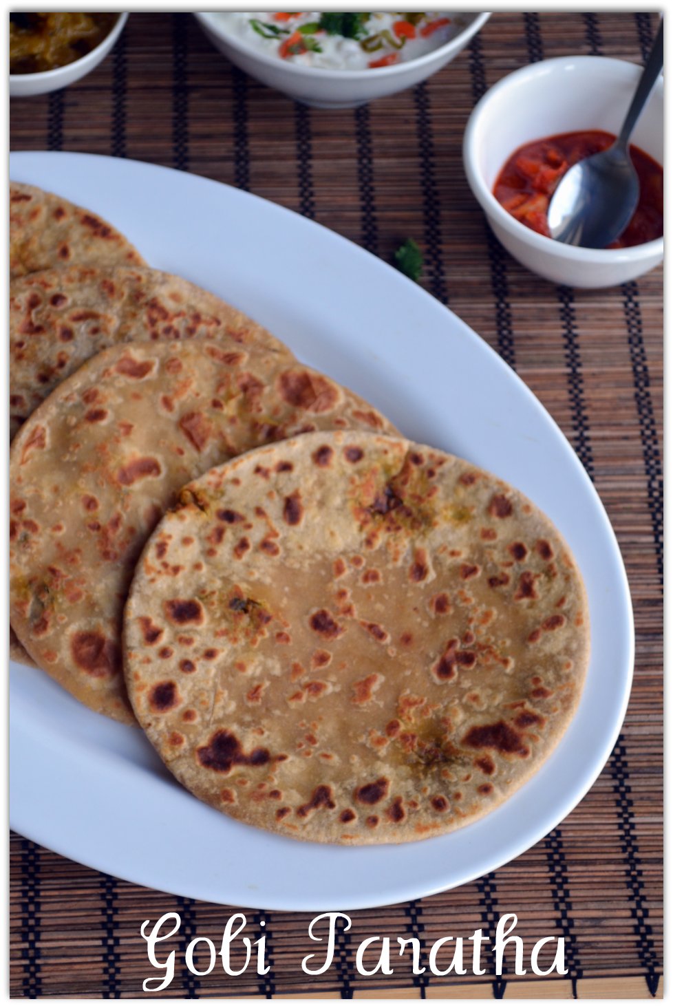 Cauliflower /Gobi Paratha ~ Nalini'sKitchen