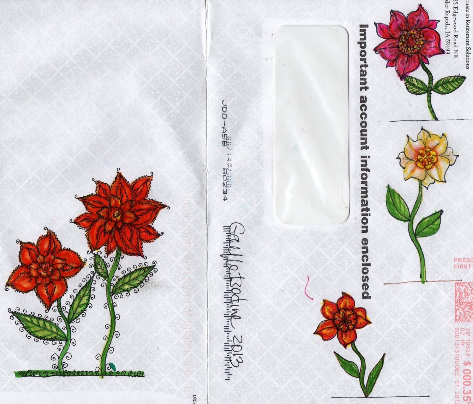 Gayle's Art Journal Journey: More Envelope Art