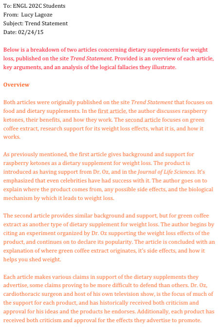 How To: Write a Communiqué