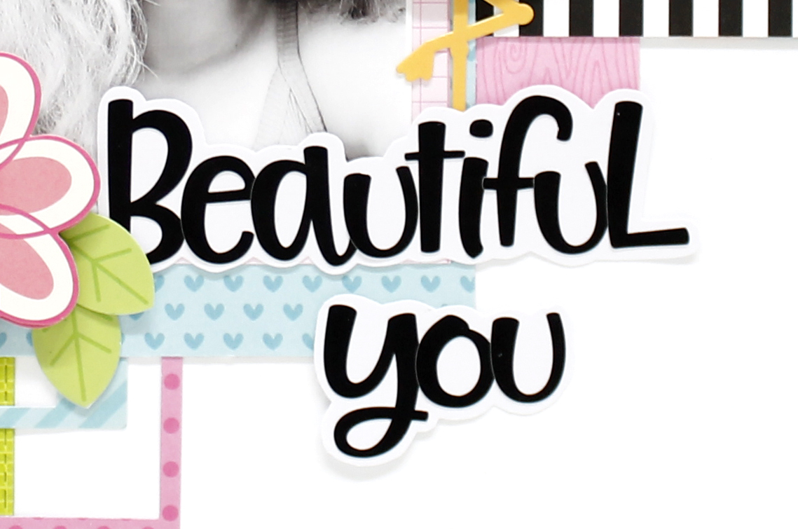 Doodlebug Design Inc Blog: Abigail Font Stickers | Beautiful You Layout ...