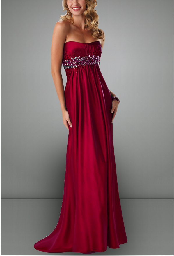 robes de mariage,robes de soirée et décoration: Robe de soirée rouge longue