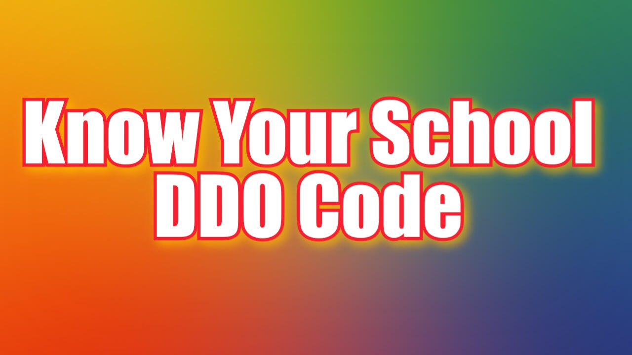 TO KNOW YOUR DDO CODE IN THE STATE OF ANDHRA PRADESH ~ Teacher's need