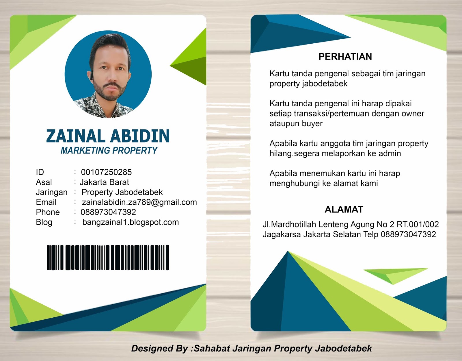 ID CARD - HOME PROPERTY