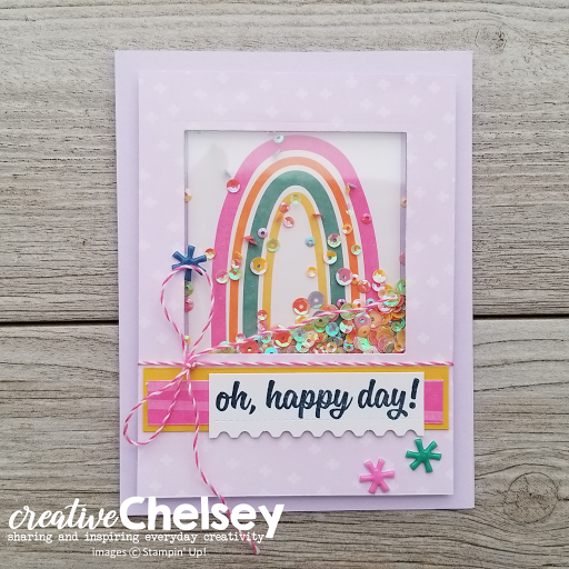 Creative Chelsey: Create Two Shaker Cards with the Stampin Up Paper ...