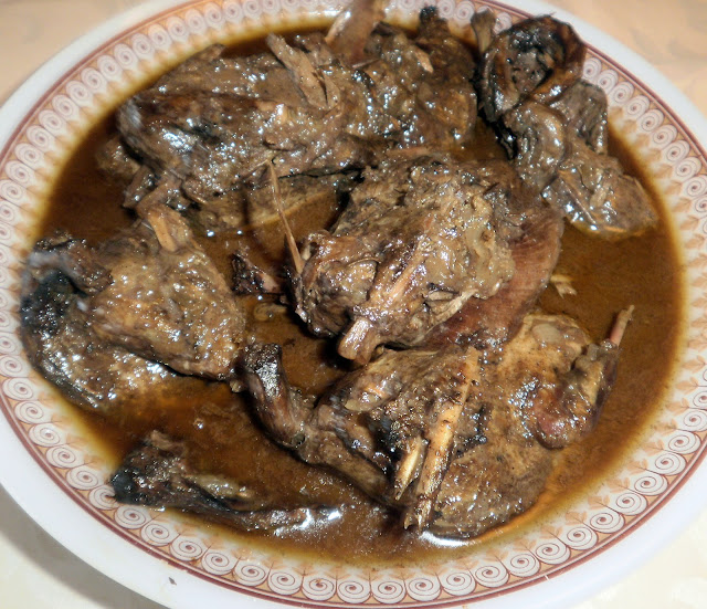 Teoria da cor : Pombo Bravo (ou Perdiz) à moda de Málaga