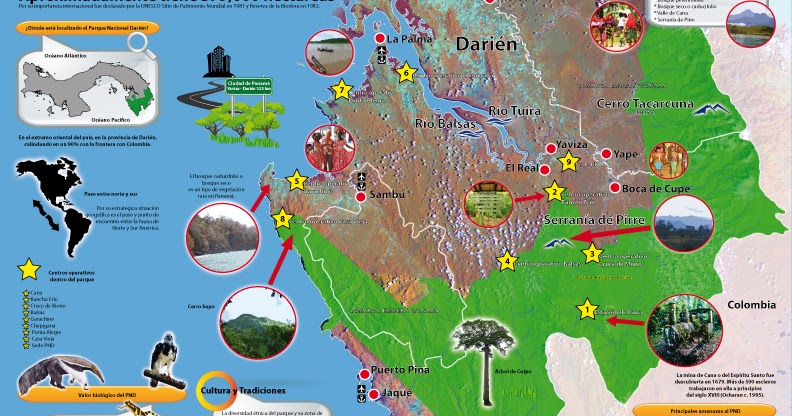 Gemas Darién: Infografía del Parque Nacional Darién