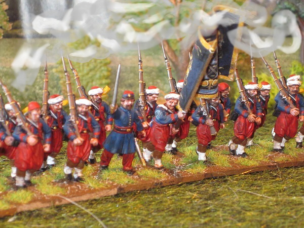 The Steadfast Tin Soldier: Perry Plastic Zouaves Painted.