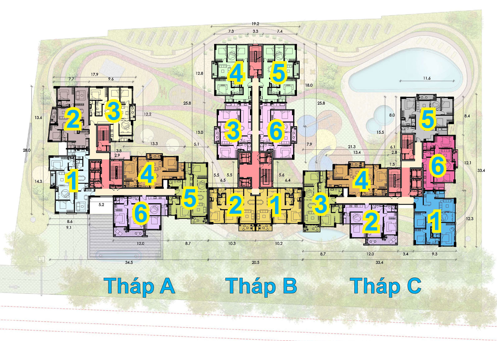 sunflowercity: MẶT BẰNG VALEO ĐẦM SEN