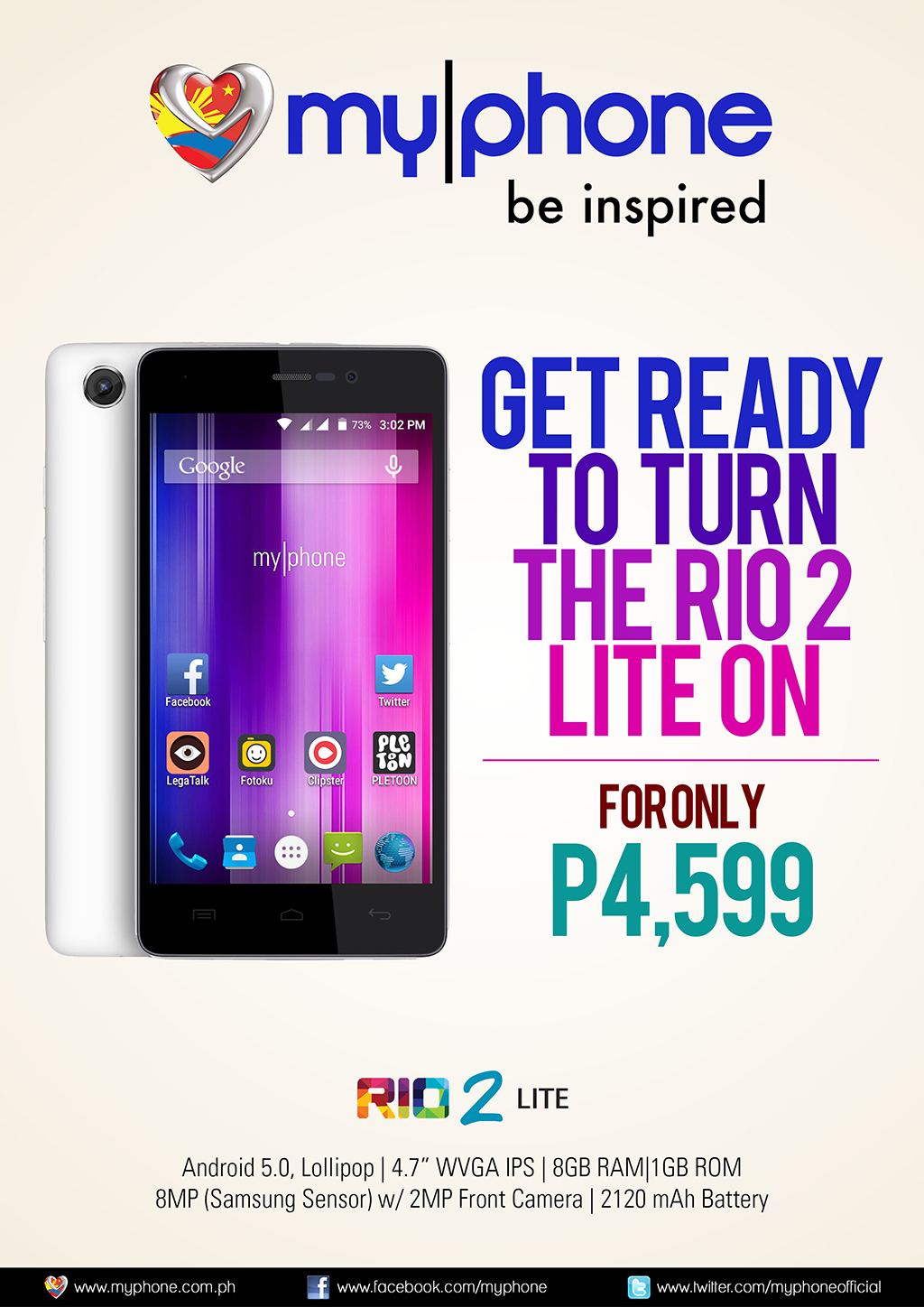 MyPhone Rio 2 and Rio 2 Lite are Now Officially Launched - GeekPinas