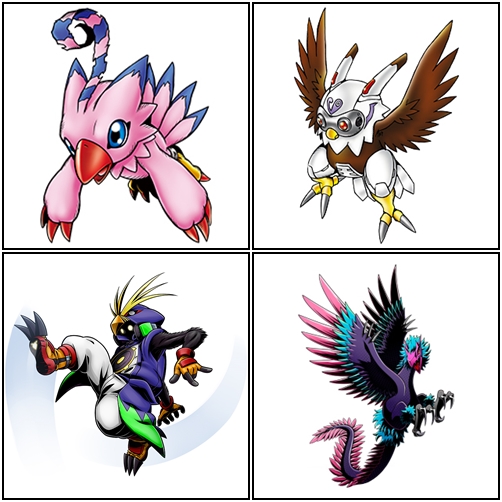 [Linhas Evolutivas] Biyomon from Tempomon ~ MEU×DIGIMON