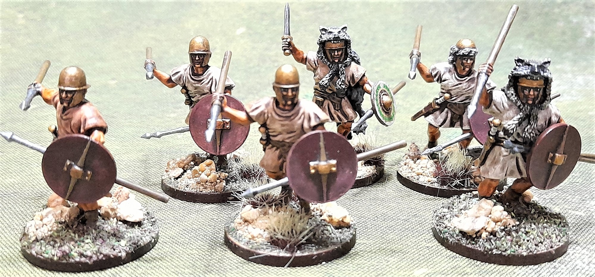 The Tabletop General: 500 POINTS OF CLASH OF SPEARS ROMANS